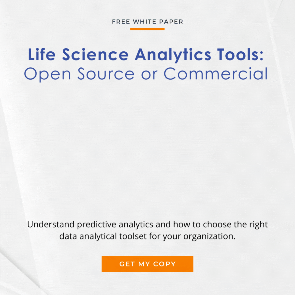 Life Science Analytics Tools: Open Source or Commercial